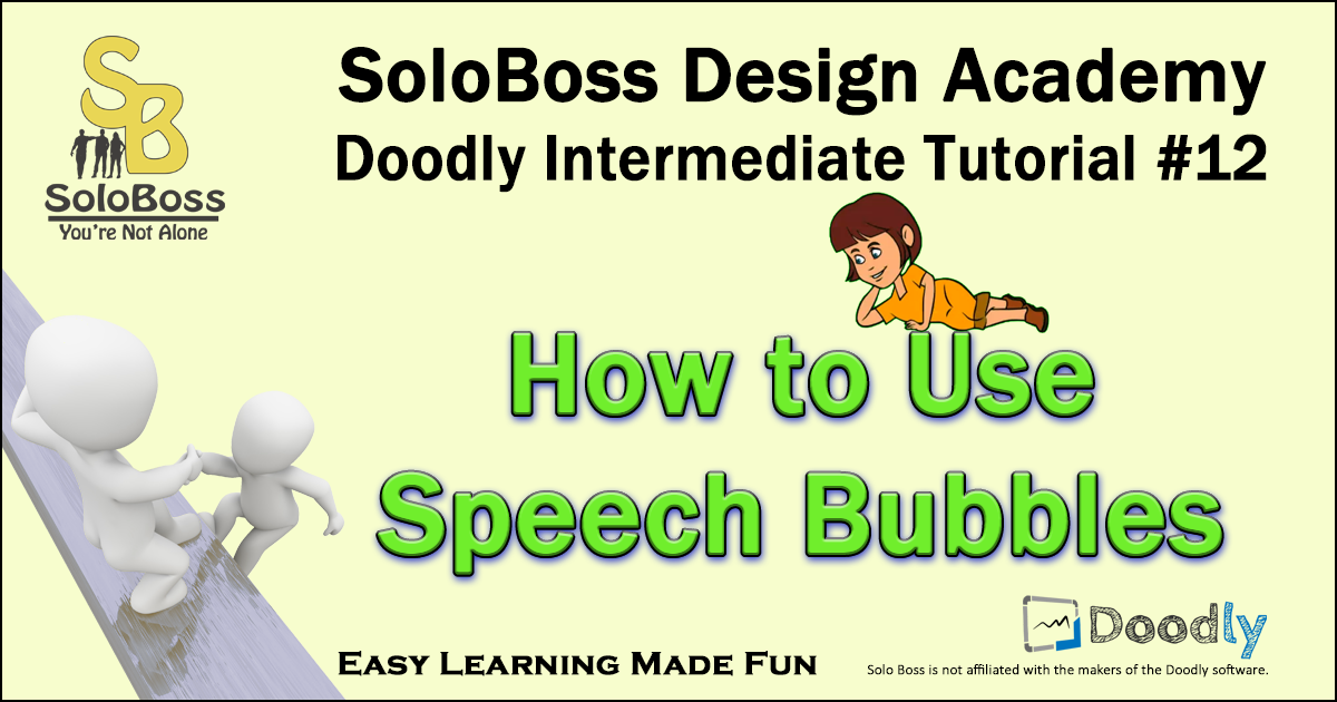 Doodly Intermediate Tutorial Using Speech Bubbles