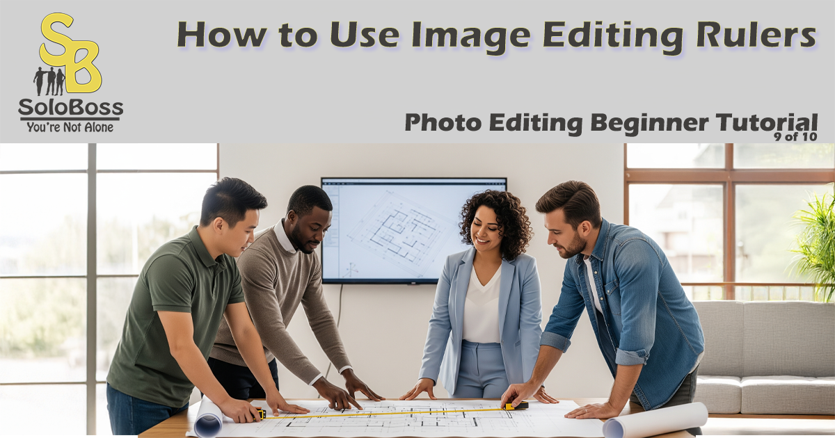Beginner Photopea Tutorial: How to Use Image Editing Rulers