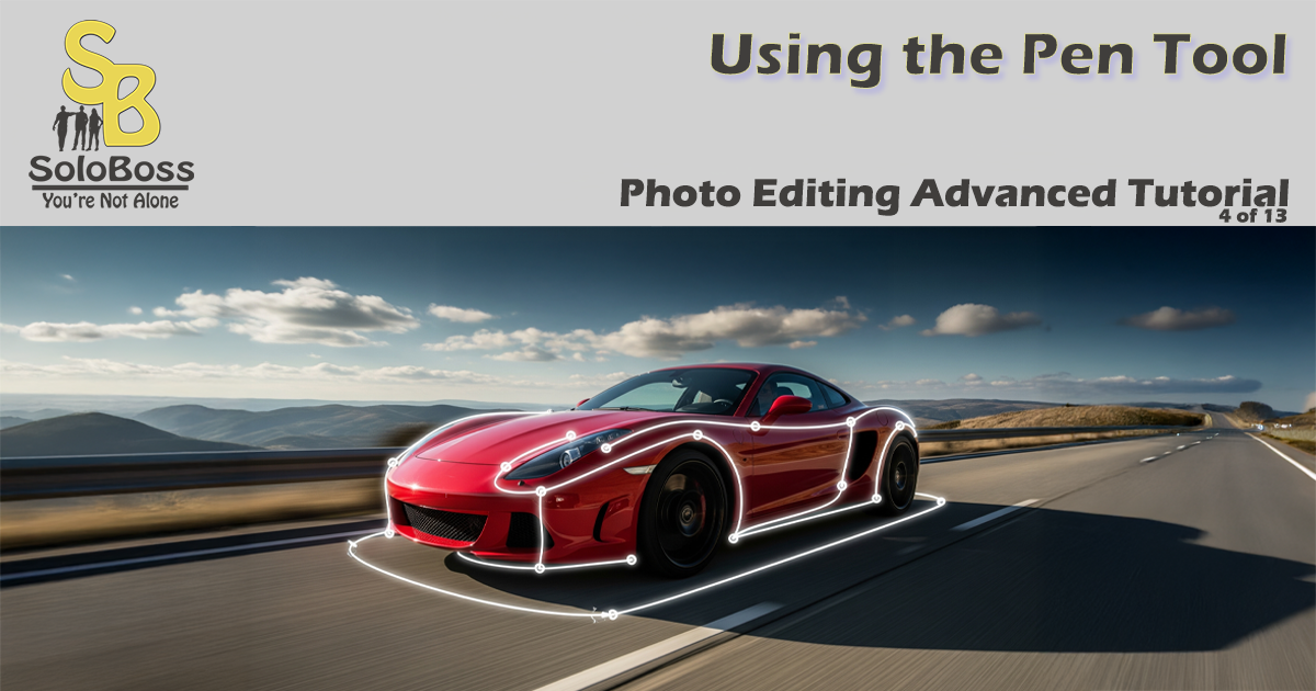Advanced Photopea Tutorial: How to Use the Pen Tool